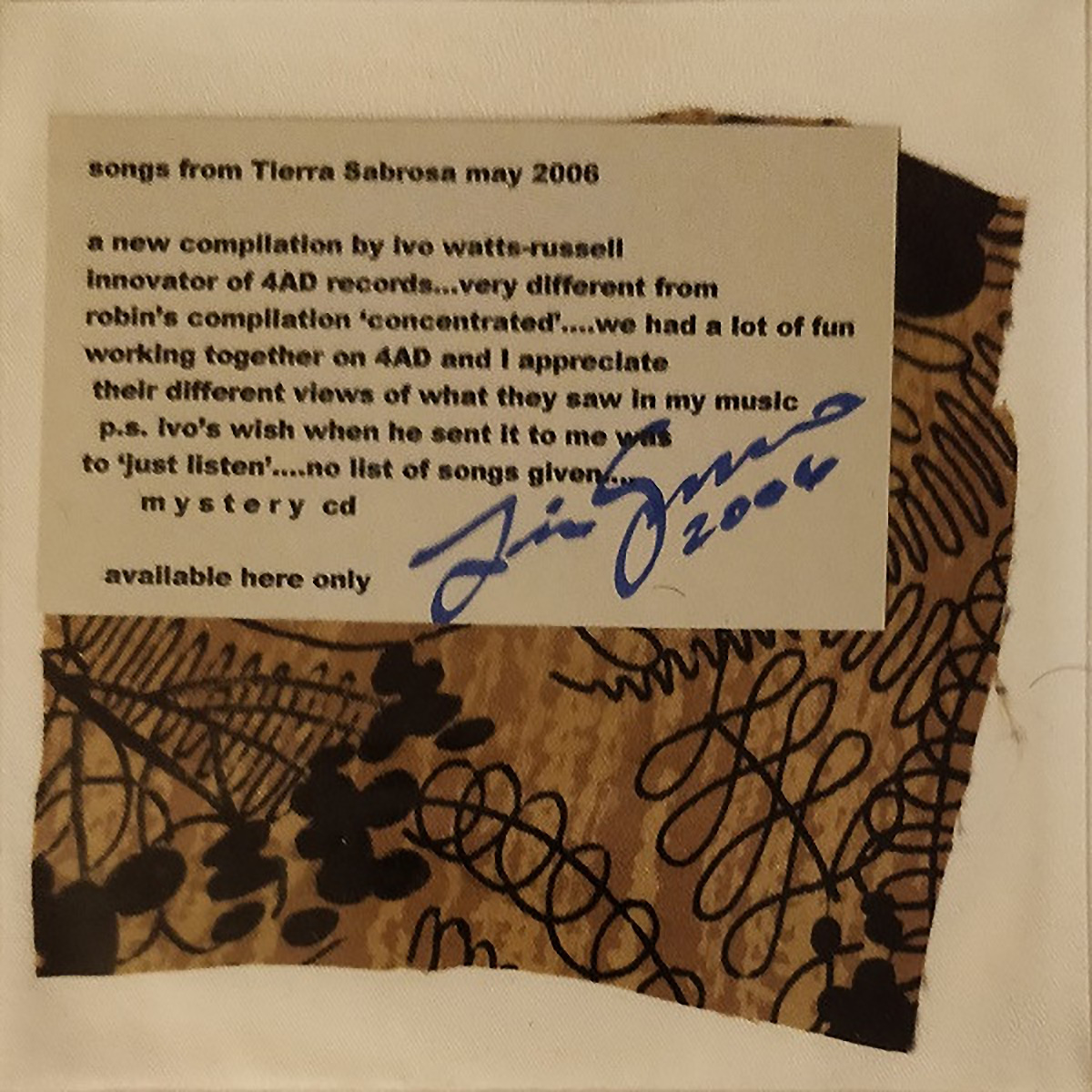 Songs From Tierra Sabrosa | LisaGermano.net