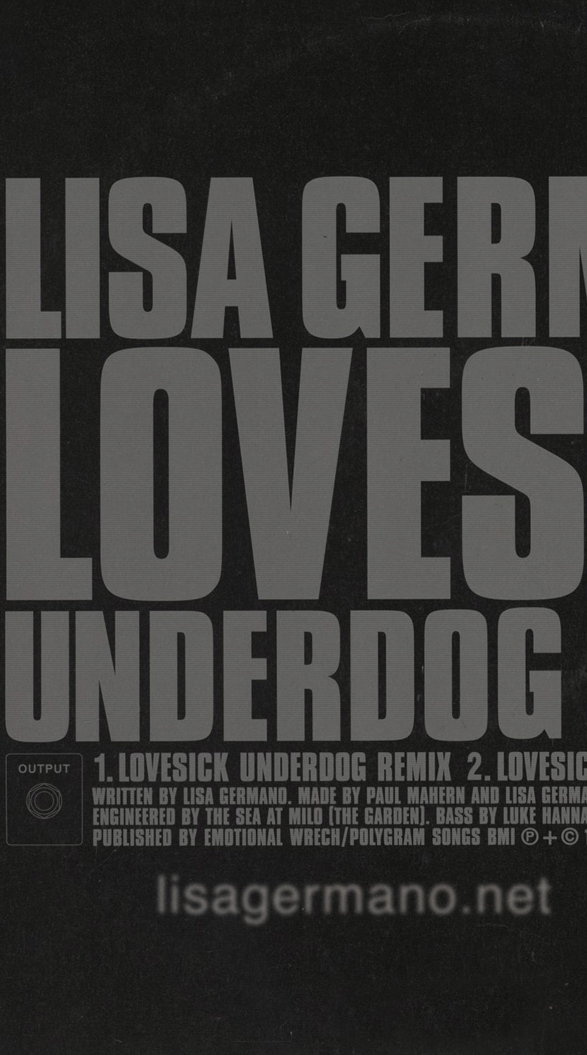 Lovesick (Underdog Remix) | LisaGermano.net